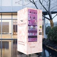 China 24-hours Business Self-service United States Slim Machine Snacks and Drinks Combo LED Small Vending Machine for Sale for sale