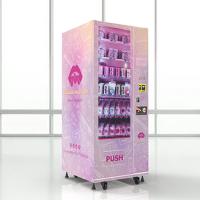 China 24-hours Business Self-service United States Slim Machine Snacks and Drinks Combo LED Small Vending Machine for Sale for sale