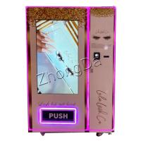 China Zhongda Smart Custom 49 Inch Touch Screen Make up Vending Machine Hair Extension Wigs Vending Machine Video Booth for sale
