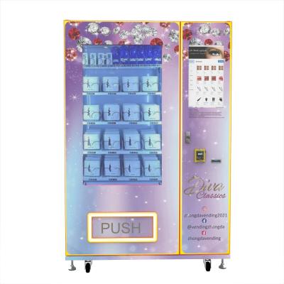China Vend Hair or Lashes Sunglasses Eyeglasses or Other Cosmetics Beauty Vending Machine  Cosmetic Vending Machine Touch Screen for sale