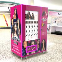 China LED Light Custom Trading Card Vending Machine  49 Inches Remote Control Touch Screen Wigs Clothes Vending Machine for sale