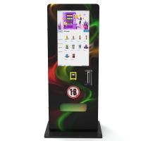 China Zhongda OEM Small Wall Mounted Vending Machine Customized YUEKE Age Verified with ID Card Reader for OEM and Resale for sale