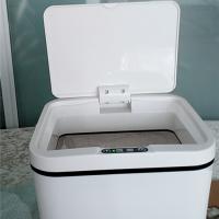 China Induction Type House Rubbish Bins 12L Capacity With Quiet Close Lid for sale