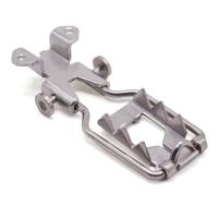 China 0.3-4mm Progressive Die Stamping Stainless Steel Clamp with ±0.1mm Precision and 1000+ pcs/hour Production for sale