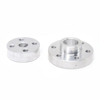 China Precision CNC Machined Stainless Steel Flat Welding Flange Ø25-300mm with ±0.01mm Tolerance for Pipe Sealing for sale