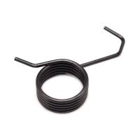 China Black Coated Torsion Springs with Straight and Bent Arms | 0.5-10mm Wire Diameter | Custom Coil Sizes 5-100mm for sale
