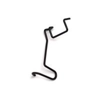 China Black Metal Wire Form Multi-Bend Precision Component with Z-Shaped Hooked Ends for Mechanical & Electronic Assembly for sale