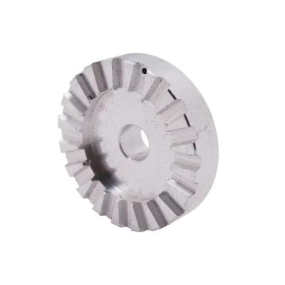 China Custom CNC Turned Aluminum Disc Gear with Peripheral Teeth and ±0.01mm Tolerance for Mechanical Power Transmission for sale