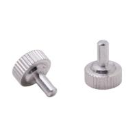 China CNC Turned Aluminum Knurled Head Thumb Screw - M6/M8 Thread Manual Adjustment Bolt for Tool-Free Fastening for sale