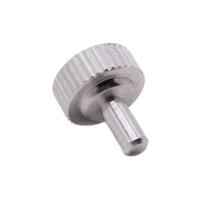 China CNC Turned Aluminum Knurled Head Thumb Screw - M6/M8 Thread Manual Adjustment Bolt for Tool-Free Fastening for sale