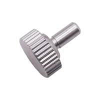 China CNC Turned Aluminum Knurled Head Thumb Screw - M6/M8 Thread Manual Adjustment Bolt for Tool-Free Fastening for sale