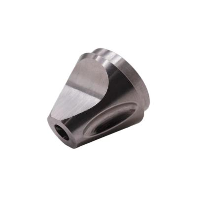 China Stainless Steel Anti-Theft Lock Nut with Tapered Cone Design and Multi-Diameter Stepped Bore for High-Security Applications for sale