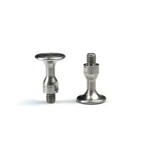 China Stainless Steel Flanged Head Bottleneck Connector with ±0.01mm CNC Precision - M6 M8 Threaded Fastener for sale