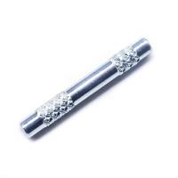 China Carbon Steel Knurled Shaft with Dual-End Textured Pattern | Precision Machined ±0.01mm for Mechanical Applications for sale