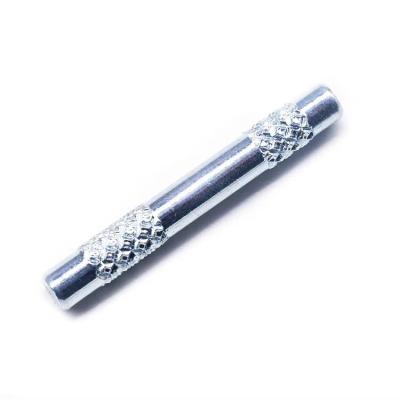 China Carbon Steel Knurled Shaft with Dual-End Textured Pattern | Precision Machined ±0.01mm for Mechanical Applications for sale