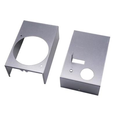 China Galvanized Steel Stamped Enclosure Parts with 0.5-2.0mm Thickness for Industrial Automation and Electronics for sale