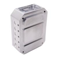China CNC Machined Aluminum Enclosure Housing with ±0.01mm Tolerance and Multi-Axis Milling for Electronic Assemblies for sale