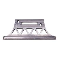 China Custom CNC Machined Titanium Bracket with Triangular Cutouts & Threaded Holes - ±0.005mm Tolerance for Aerospace & Medical Applications for sale