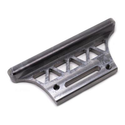 China Custom CNC Machined Titanium Bracket with Triangular Cutouts & Threaded Holes - ±0.005mm Tolerance for Aerospace & Medical Applications for sale