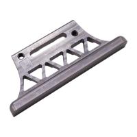 China Custom CNC Machined Titanium Bracket with Triangular Cutouts & Threaded Holes - ±0.005mm Tolerance for Aerospace & Medical Applications for sale