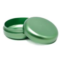 China Anodized Aluminum CNC Milling Container with Lid - Precision Machined Round Storage Box with ±0.01mm Tolerance for sale