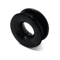 China CNC Machined Steel Pulley with Black E-Coating - ±0.01mm Tolerance for Rope and Chain Transmission Systems for sale