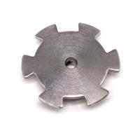 China Custom CNC Machined Stainless Steel Locking Disk with Non-Involute Teeth and Threaded Mounting Holes for Shaft Assembly for sale