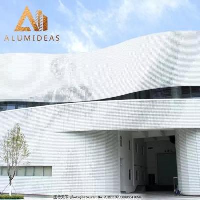 China Perforated metal panel facade for sale