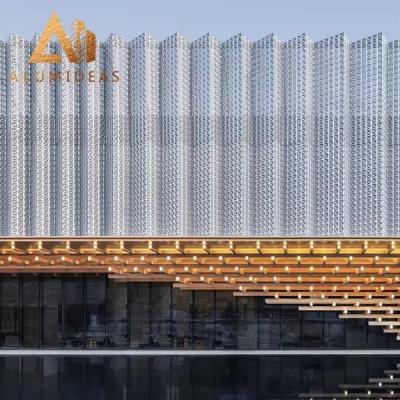 China Custom Wholesale Aluminum Laser Cut Facade Panel For Building for sale