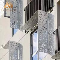China Aluminum Decorative Perforated Exterior Privacy Panels for sale