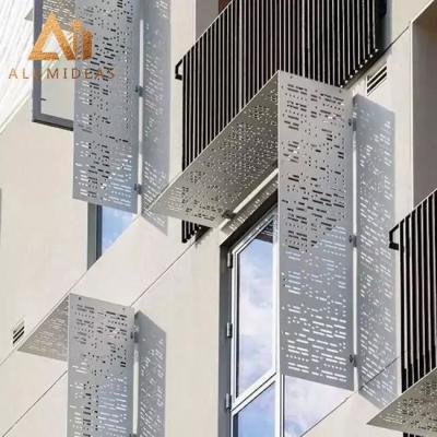 China Aluminum Decorative Perforated Exterior Privacy Panels for sale