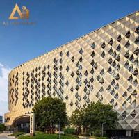 China Aluminum Perforated Decorative Solid Metal Cladding Panels for sale
