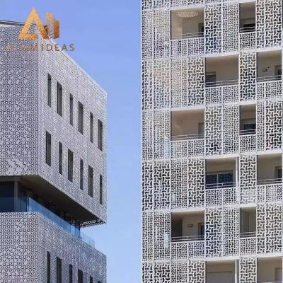 China Aluminum Laser Cut Decorative Outdoor Metal Panel for sale