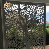 China 4mm Aluminum Perforated Decorative Metal Screen Panels for sale