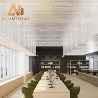 China Modern Perforated Linear Metal False Ceiling For Office for sale