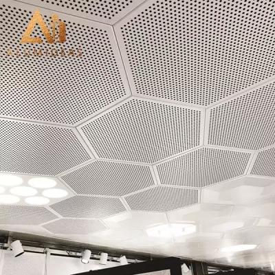 China Aluminum Decoration Metal Suspended Ceiling Tiles for sale