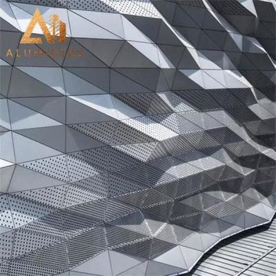 China Aluminum perforated 3D panel for sale