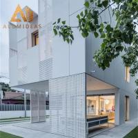 China Aluminum perforated facade for residential building for sale