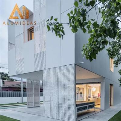 China Aluminum perforated facade for residential building for sale