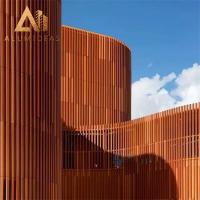 China Aluminum linear facade for sale