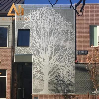 China Aluminium perforated panel tree design for sale