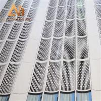 China Perforated corrugated aluminum panels for sale