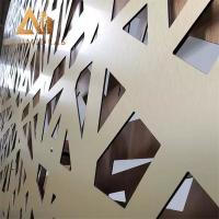 China Outdoor Laser Cut Metal Panels for sale