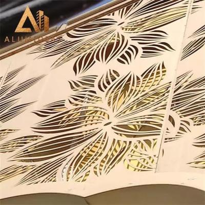 China Laser cutting aluminum facade for sale