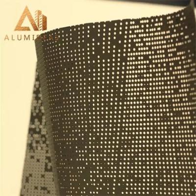 China Corrugated perforated aluminum cladding for sale