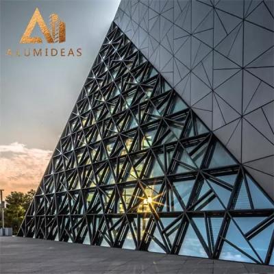 China Aluminum triangle facade design for sale