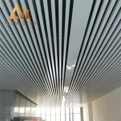 China Aluminum Perforated Linear Strip Ceiling System for sale