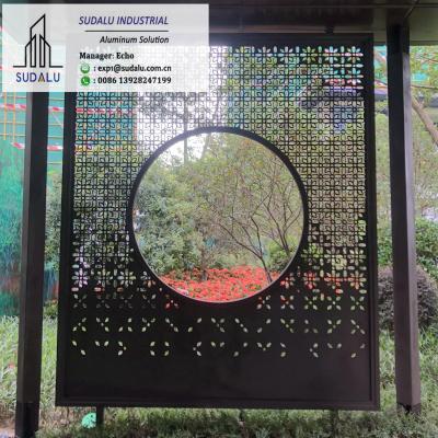 China SUDALU Aluminum Laser Cutting Panel for Plaza Garden Decoration with Akzo Powder for sale