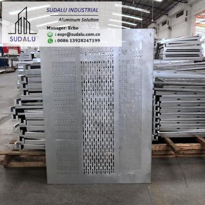 China SUDALU Aluminum CNC Curvel Panel Aluminum For Wall Decoration Aluminum Perforated Sheets for sale