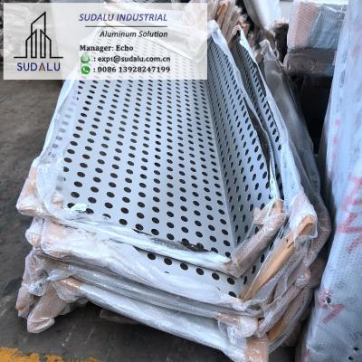China SUDALU Aluminum Perforated Panel for Wall Cladding with PDF coating for sale